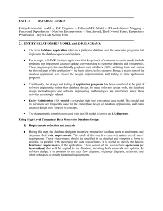 Relational data base and Er diagema Normalization | PDF