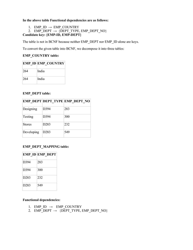 Relational data base and Er diagema Normalization | PDF