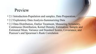 Unit2.pptx Statistical Interference and Exploratory Data Analysis | PPTX