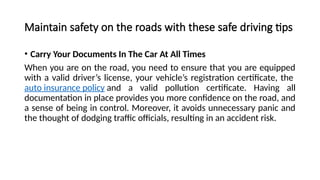 Unit 2.pptx safety concepts inside automobile | PPTX