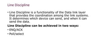 computer network - data link control notes | PPTX