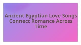 UNIT 2 & 3 EGYPTIAN LITERATURE ADN ARABIAN LITERAURE | PPTX