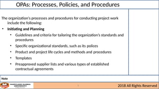 The Environment in Which Projects Operate | PPTX