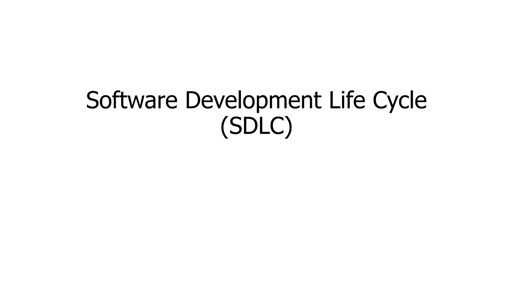 Introduction to Software Engineering, Process Models, Software ...