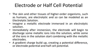 biopotential electrodes for EEG, ECG and EMG | PPTX