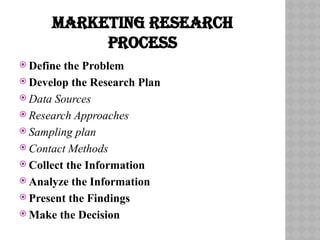 Market Research Process Product Planning | PPTX