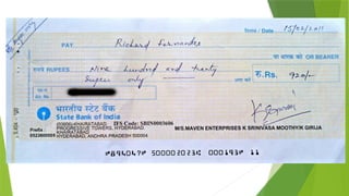 Crossing of Cheque, General Crossing and types | PPTX