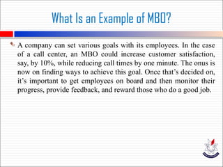 Planning and Concept objectives. Management by Objectives | PPTX