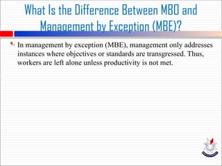 Planning and Concept objectives. Management by Objectives | PPTX