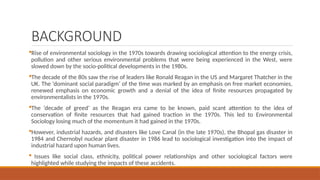 ENVIRONMENTAL SOCIOLOGY IN THE LATE 1990s | PPTX
