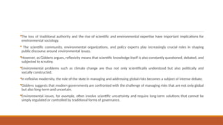 ENVIRONMENTAL SOCIOLOGY IN THE LATE 1990s | PPTX