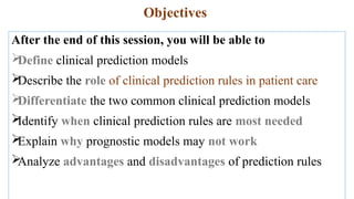 UNIT_2.1 Clinical prediction rules power point presentation document | PPT