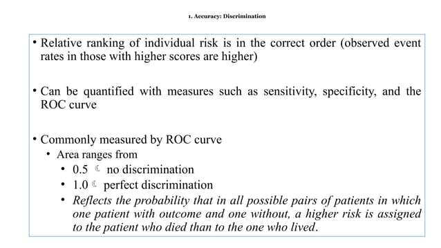 UNIT_2.2 Calibration and Discrimination.power point presentation format ...