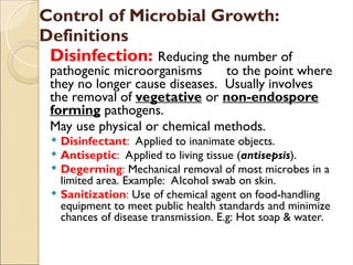 unit 2 The control of microbial growth .ppt