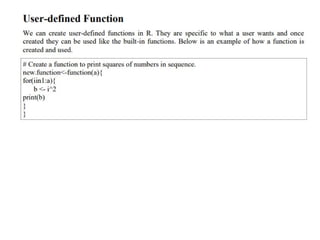 CONTROL STRUCTURES, DATA TYPES AND OBJECTS | PPT