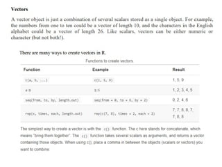 CONTROL STRUCTURES, DATA TYPES AND OBJECTS | PPT