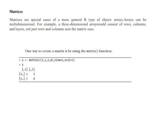 CONTROL STRUCTURES, DATA TYPES AND OBJECTS | PPT