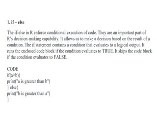 CONTROL STRUCTURES, DATA TYPES AND OBJECTS | PPT