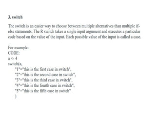 CONTROL STRUCTURES, DATA TYPES AND OBJECTS | PPT