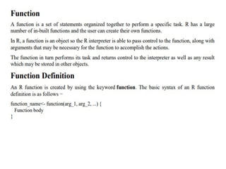 CONTROL STRUCTURES, DATA TYPES AND OBJECTS | PPT