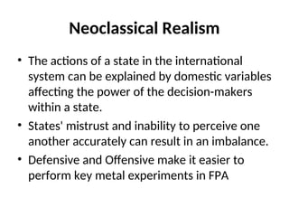 Unit realism in world politics nnnn2.ppt