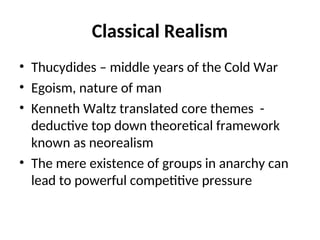 Unit realism in world politics nnnn2.ppt