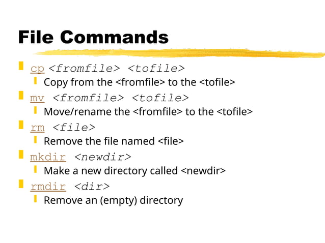 HISTORY, TYPES OF EMBEDDED LINUX, COMMANDS, | PPT