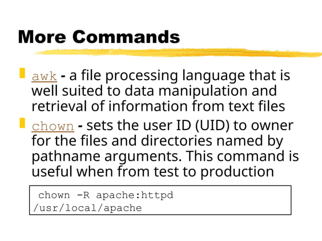 HISTORY, TYPES OF EMBEDDED LINUX, COMMANDS, | PPT