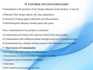 Good manufacturing practices: Organization and personnel, Hygiene ...