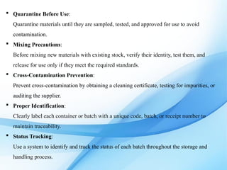 Good manufacturing practices: Organization and personnel, Hygiene ...