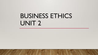 UNIT 2 power point presentation business | PPT
