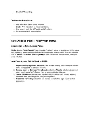 Unit 2 Man-In-Middle Attack, Bad USB with MIMA | PDF