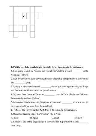UNIT 2 English 9 for middle school students.doc