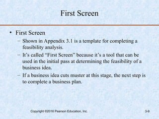 Unit 2.ppt on feasibility analysis of Entrepreneurship | PPT