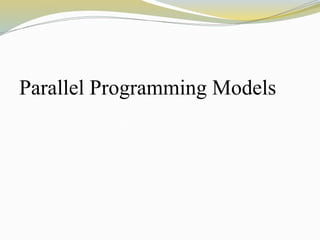 Unit 2.2 Parallel programming architecture .pptx