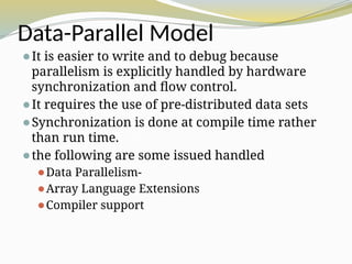 Unit 2.2 Parallel programming architecture .pptx