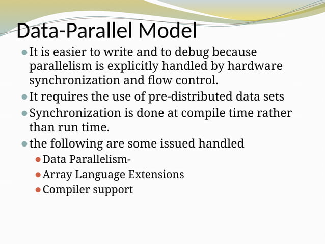 Unit 2.2 Parallel programming architecture .pptx