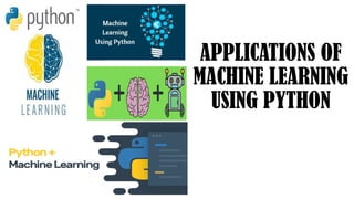 Machine learning basics using python programking | PPTX