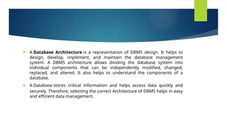 UNIT 2 Database Design and Languages Schemas, sub schemas and instances ...