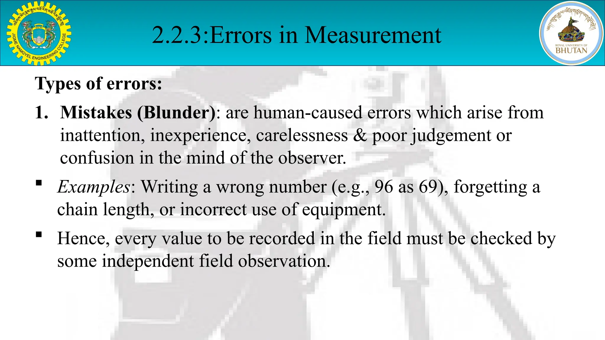 Unit_2 notes on linear measurement in surveying.pptx