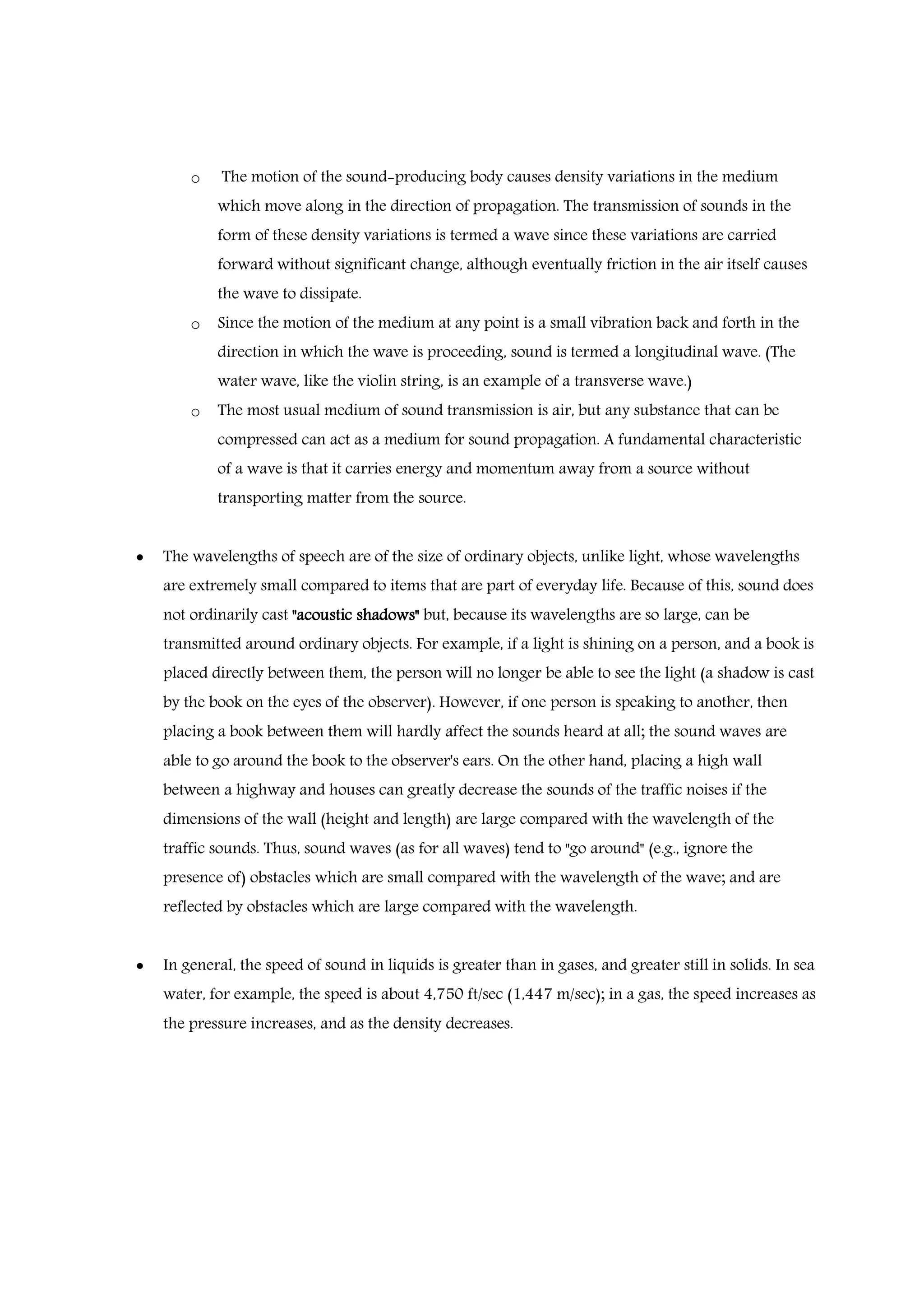 Introduction and Theory of Sound: Fundamentals, Propagation, and Human ...