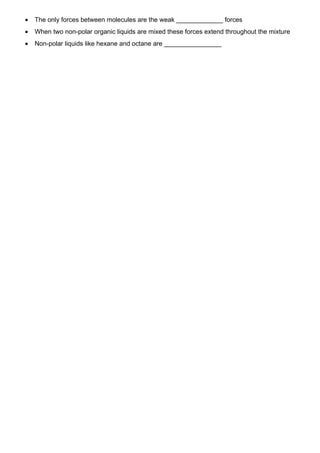 Unit 2.3 Intermolecular Forces Notes | PDF