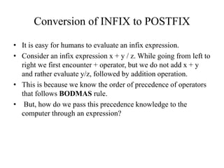 Unit 2 application of stack | PPTX