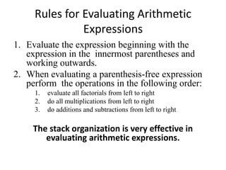Unit 2 application of stack | PPTX