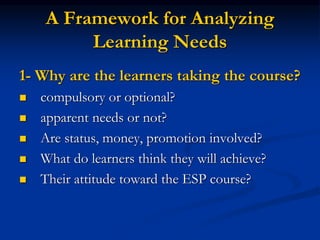 Assessing Needs | PPT