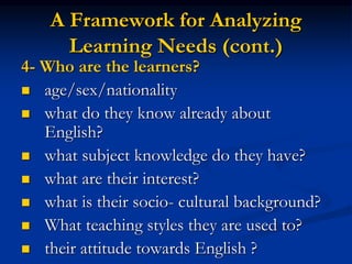Assessing Needs | PPT