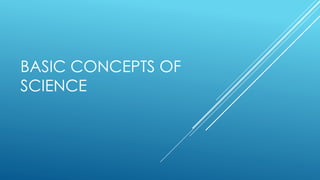 Unit 2 Basic Concepts of Science | PDF