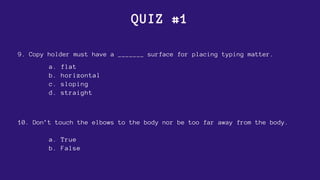 Basic Computer keyboarding Skills | PPTX