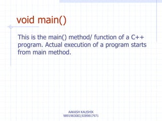 c++ programming Unit 2 basic structure of a c++ program | PPTX