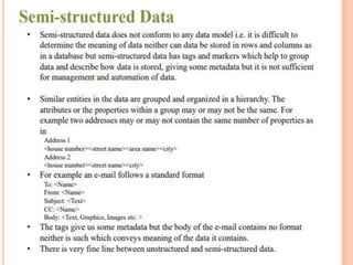 Unit 2 - Big Data - Structured and Unstructured.pptx